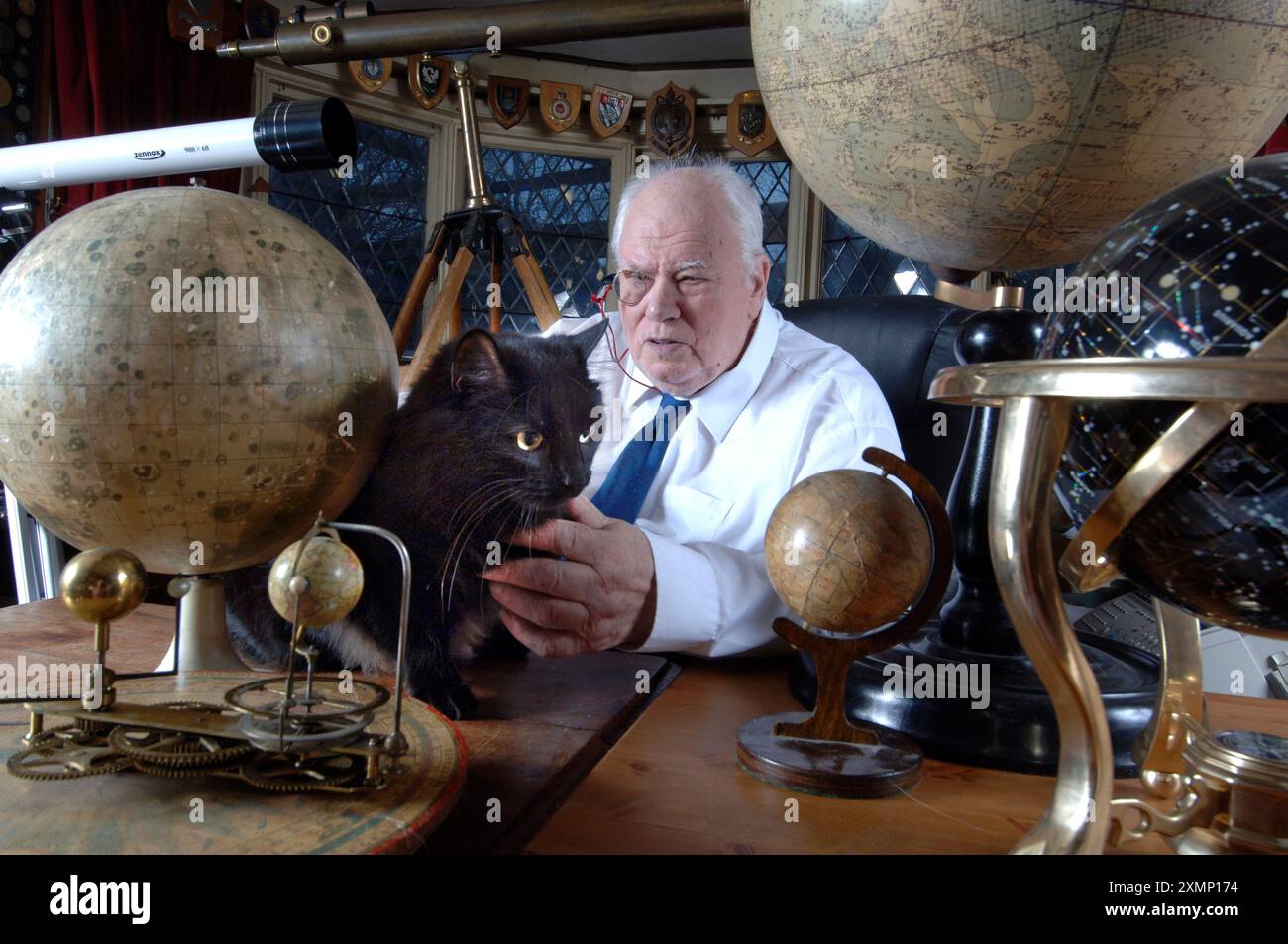 Picture by Roger Bamber : 18 December 2006 : Astronomer Sir Patrick ...