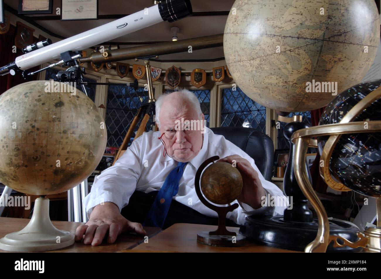 Picture by Roger Bamber : 18 December 2006 : Astronomer Sir Patrick ...
