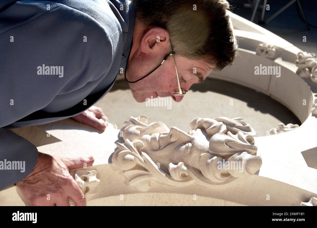 Picture by Roger Bamber: 9 December 2003: The Dean of Lincoln Cathedral ...
