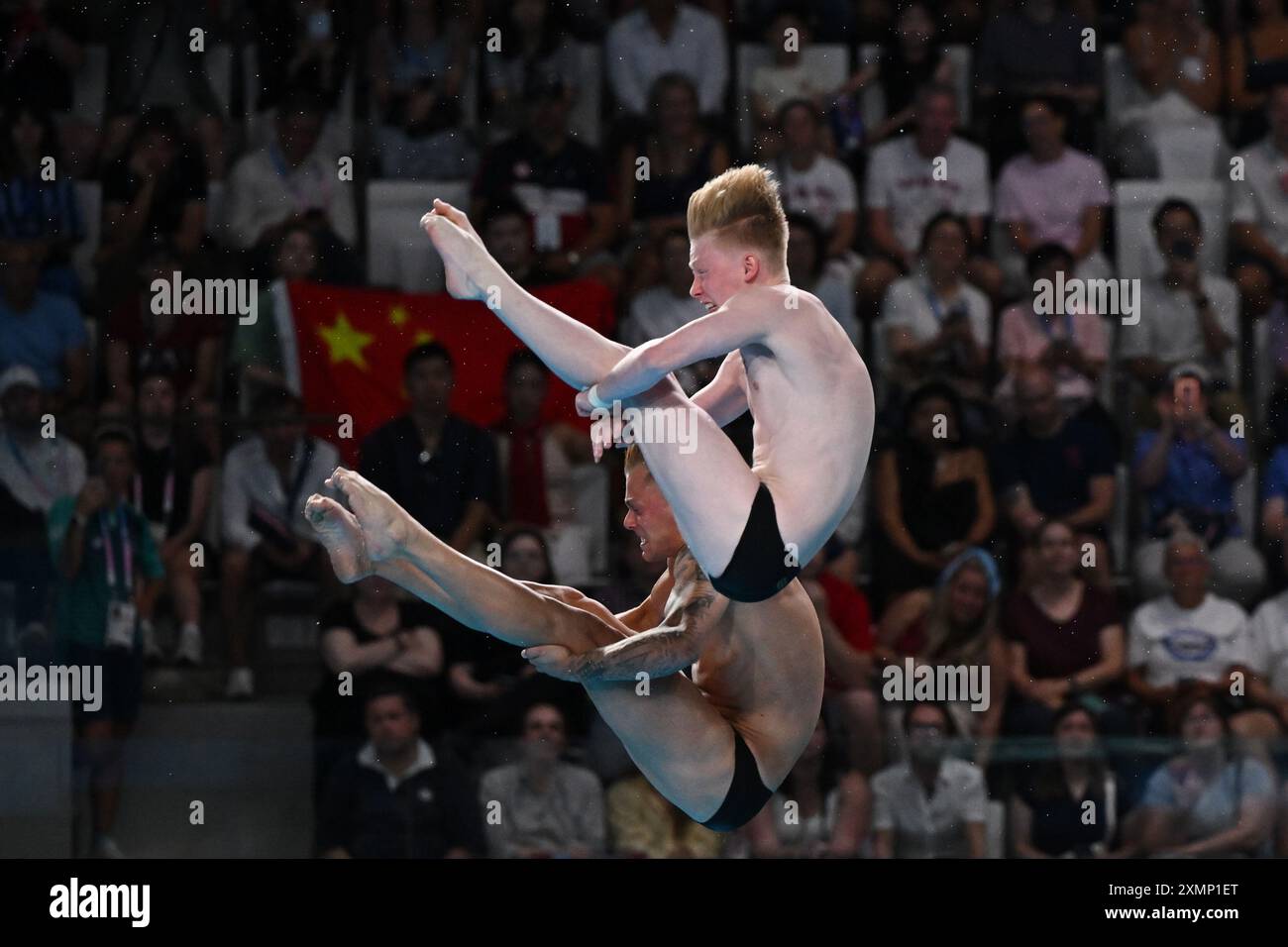 Paris, France. 29th July, 2024. Olympic Games, Paris 2024, water diving ...