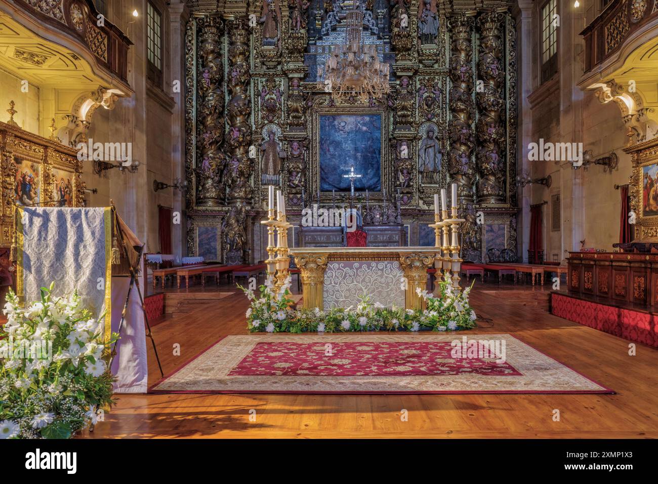 Interior the former church of the Jesuit College in the 17th century ...