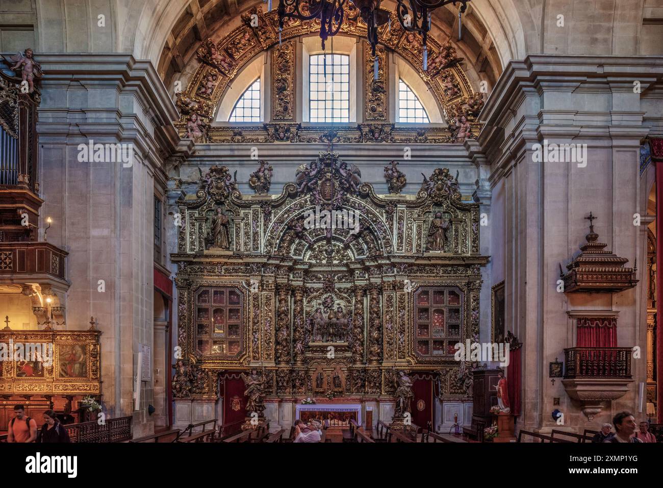 Interior the former church of the Jesuit College in the 17th century ...