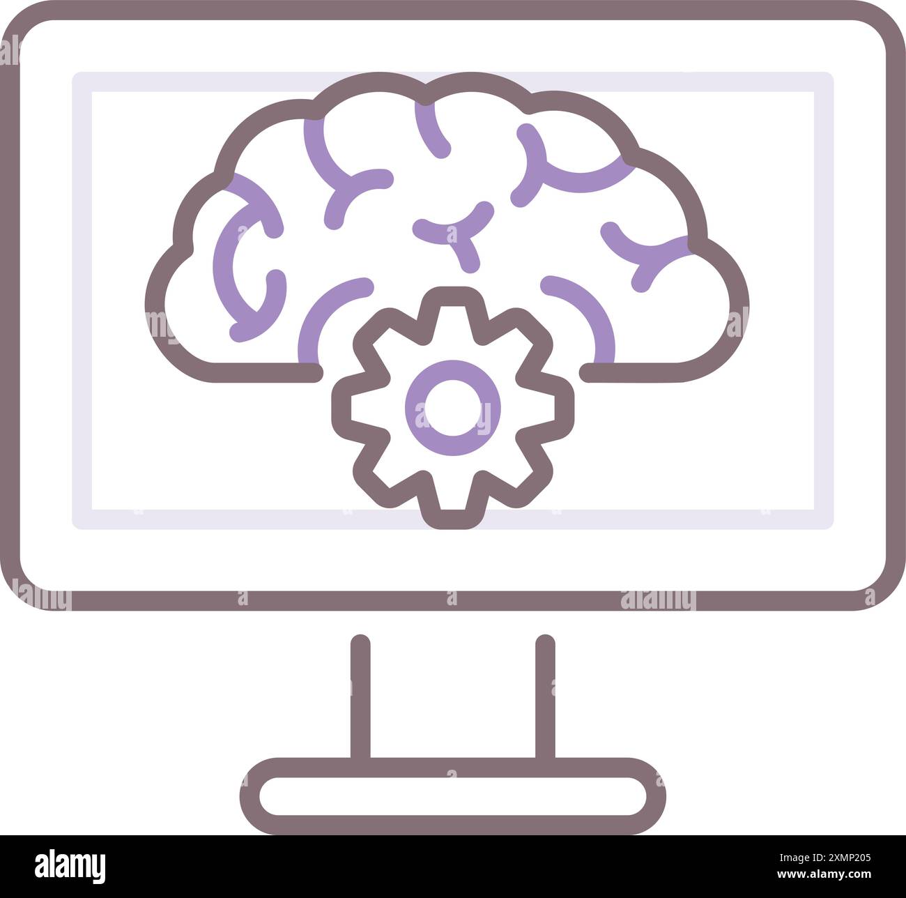 AI Thinking Icon Stock Vector Image & Art - Alamy