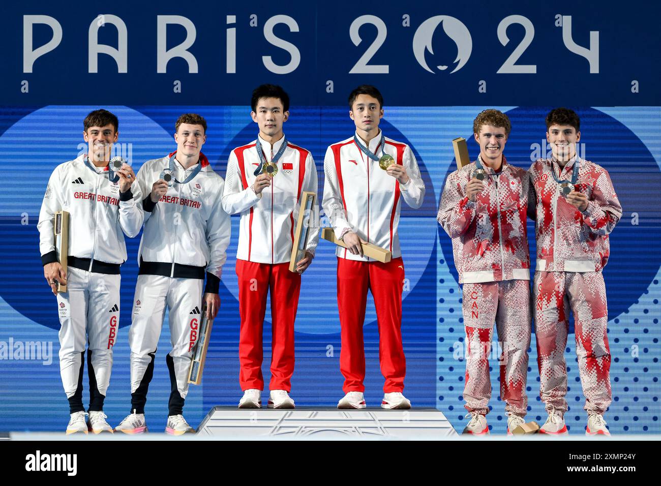 Paris, France. 29th July, 2024. Thomas Daley and Noah Williams of Great ...