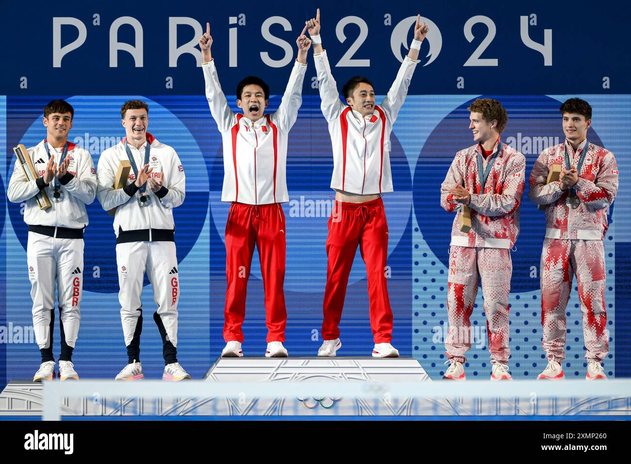 Paris, France. 29th July, 2024. Thomas Daley and Noah Williams of Great ...