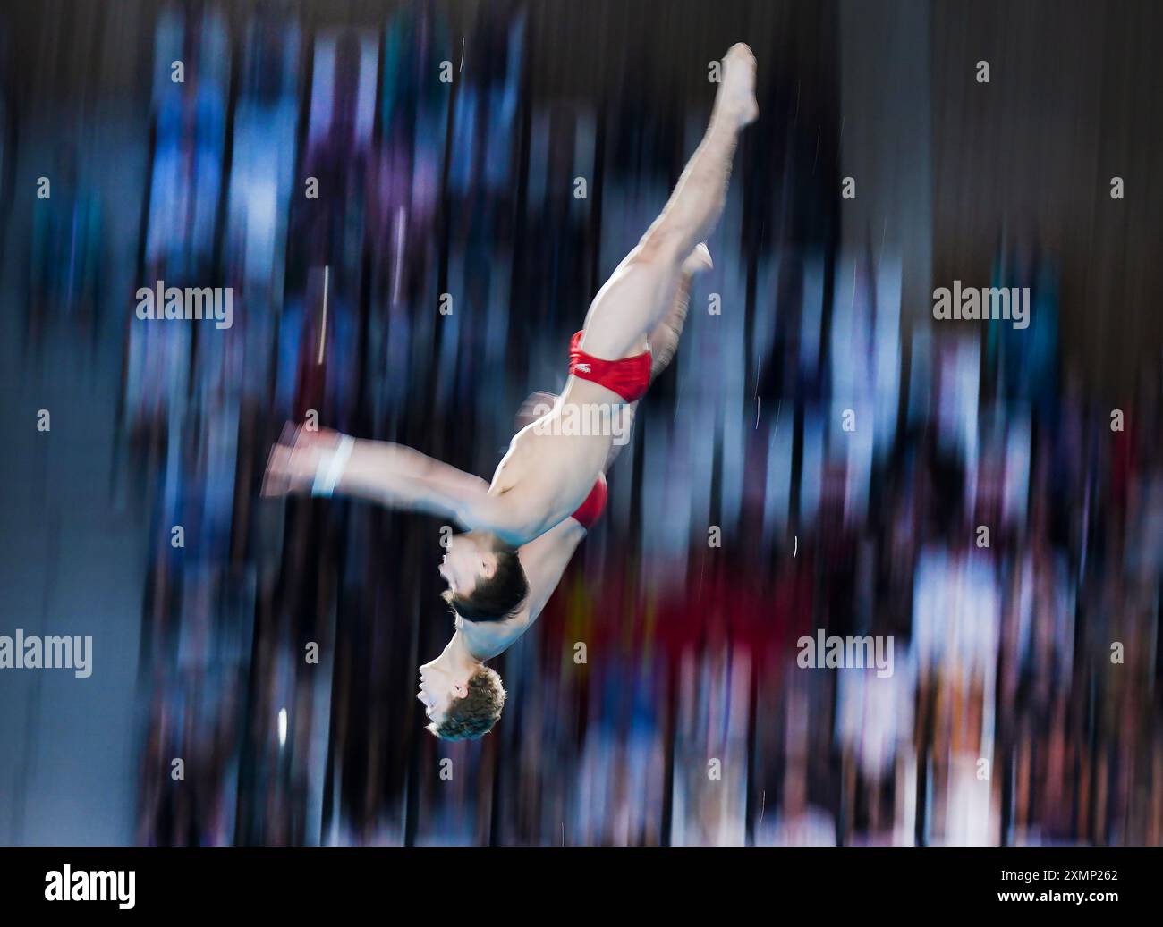 Paris, France. 29th July, 2024. Canada's Nathan Zsombor-Murray, front ...