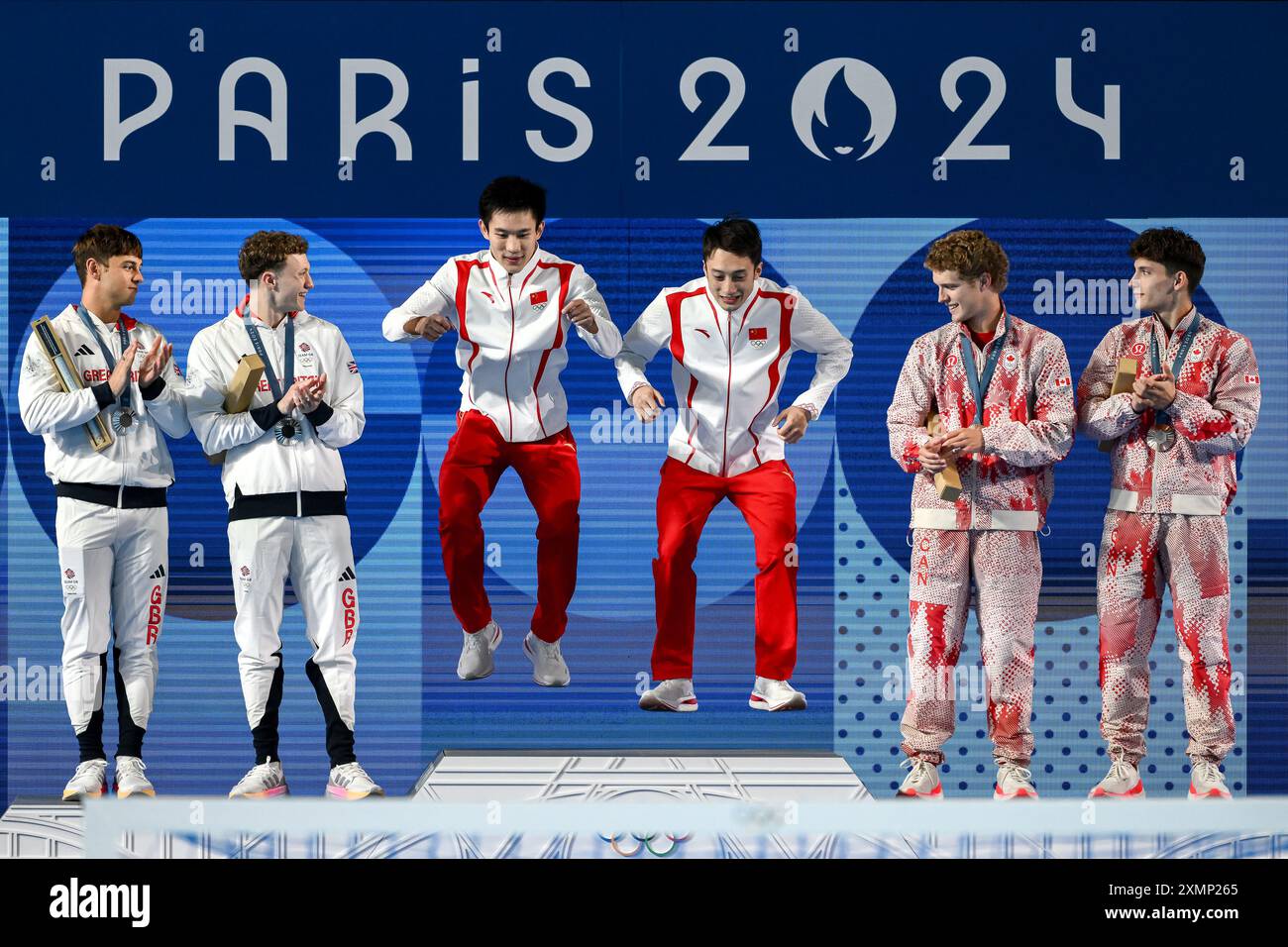 Paris, France. 29th July, 2024. Thomas Daley and Noah Williams of Great ...