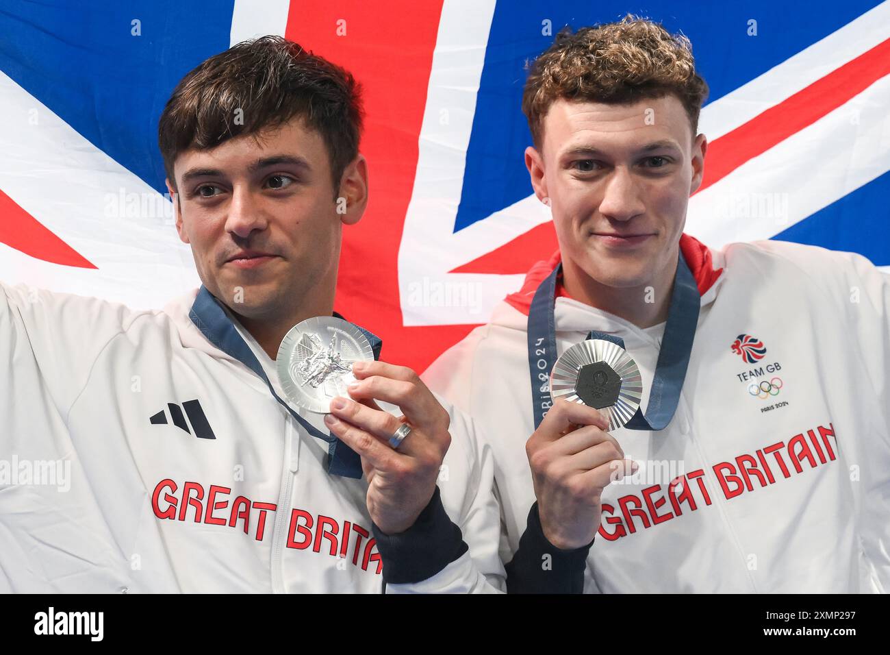 Paris, France. 29th July, 2024. Thomas Daley and Noah Williams of Great ...