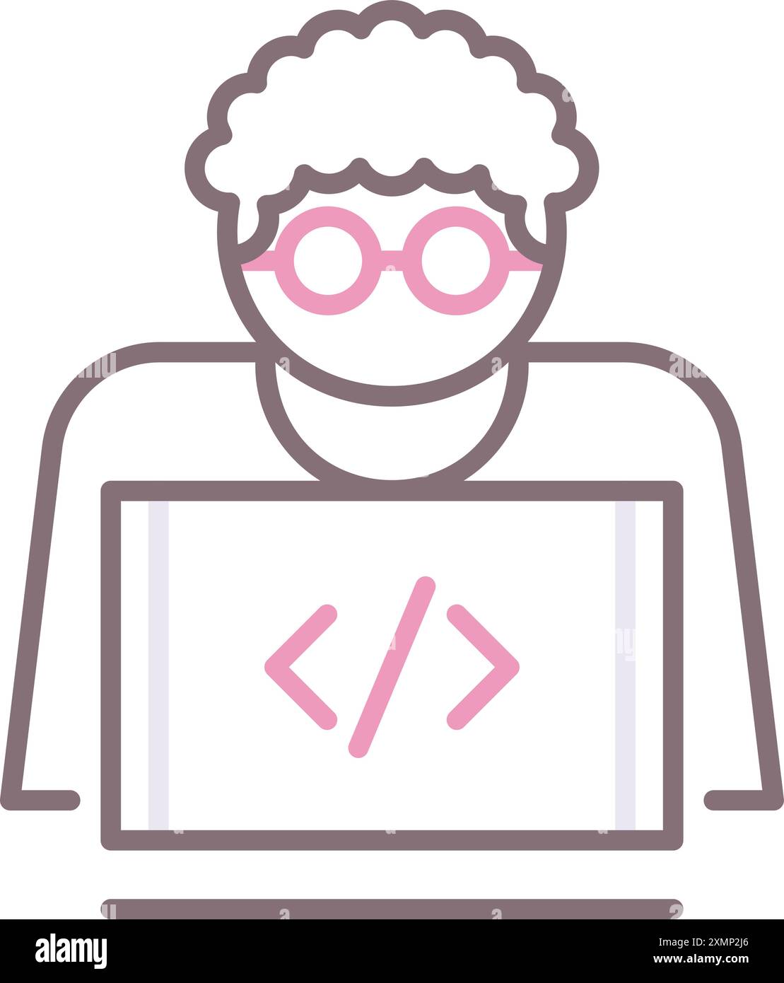 Business people programmer in Stock Vector Images - Alamy