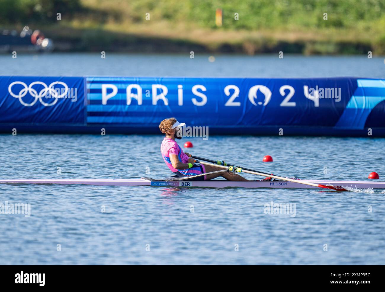 Vaires Sur Marne. 29th July, 2024. Dara Alizadeh of Bermuda competes ...