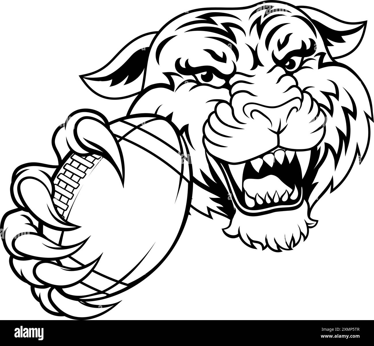 Tiger holding football hi-res stock photography and images - Alamy