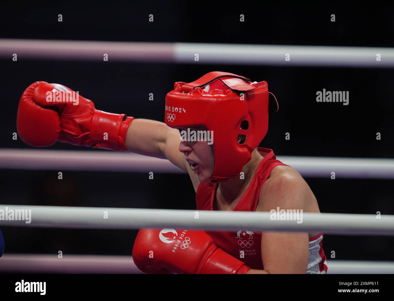 Paris, France. 29 July, 2024. Tyla McDonald (Australia) and Maria Jose ...