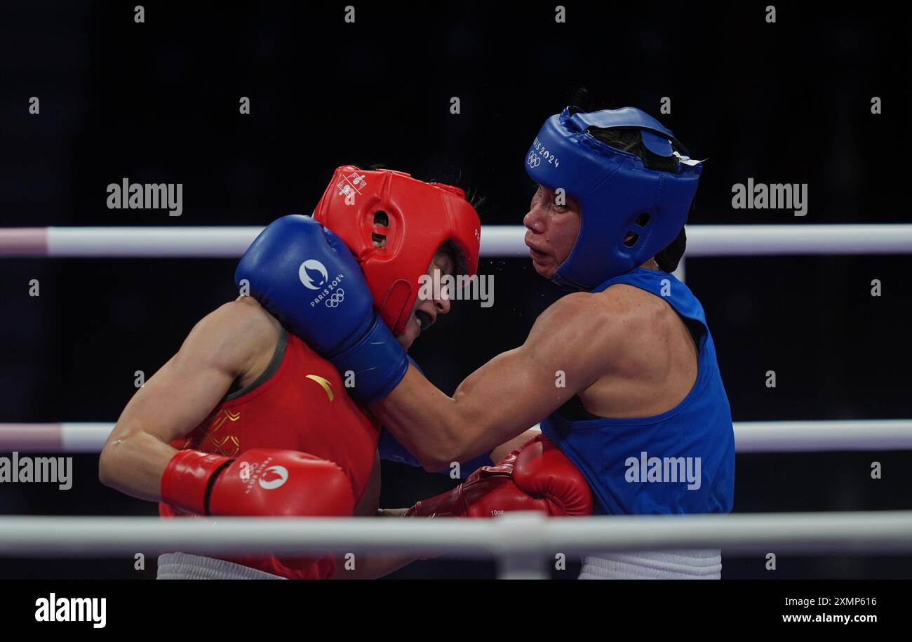Paris, France. 29 July, 2024. Wenlu Yang (People's Republic of China ...