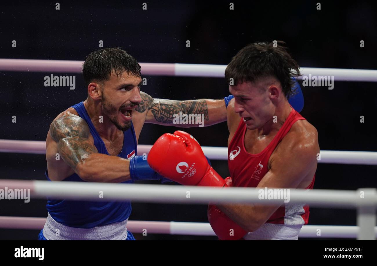 Paris, France. 29 July, 2024. Harry Garside (Australia) and Richard ...