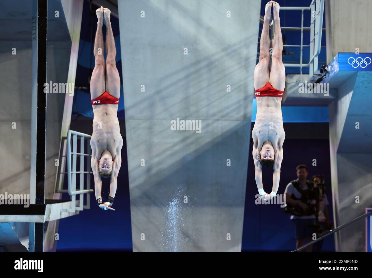 Saint Denis, France. 29th July, 2024. Rylan Wiens/Nathan Zsombor-Murray ...