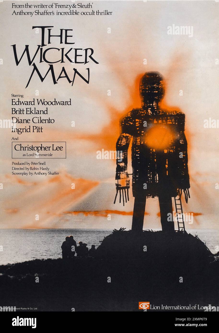 The Wicker Man Year : 1973 UK Director : Robin Hardy American poster ...