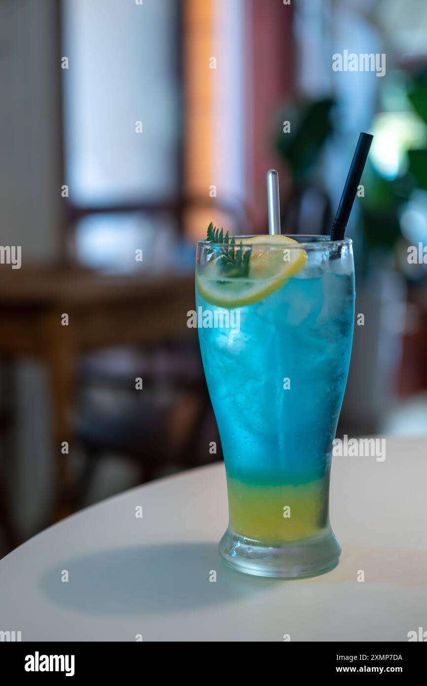 Blue lemonade hi-res stock photography and images - Alamy