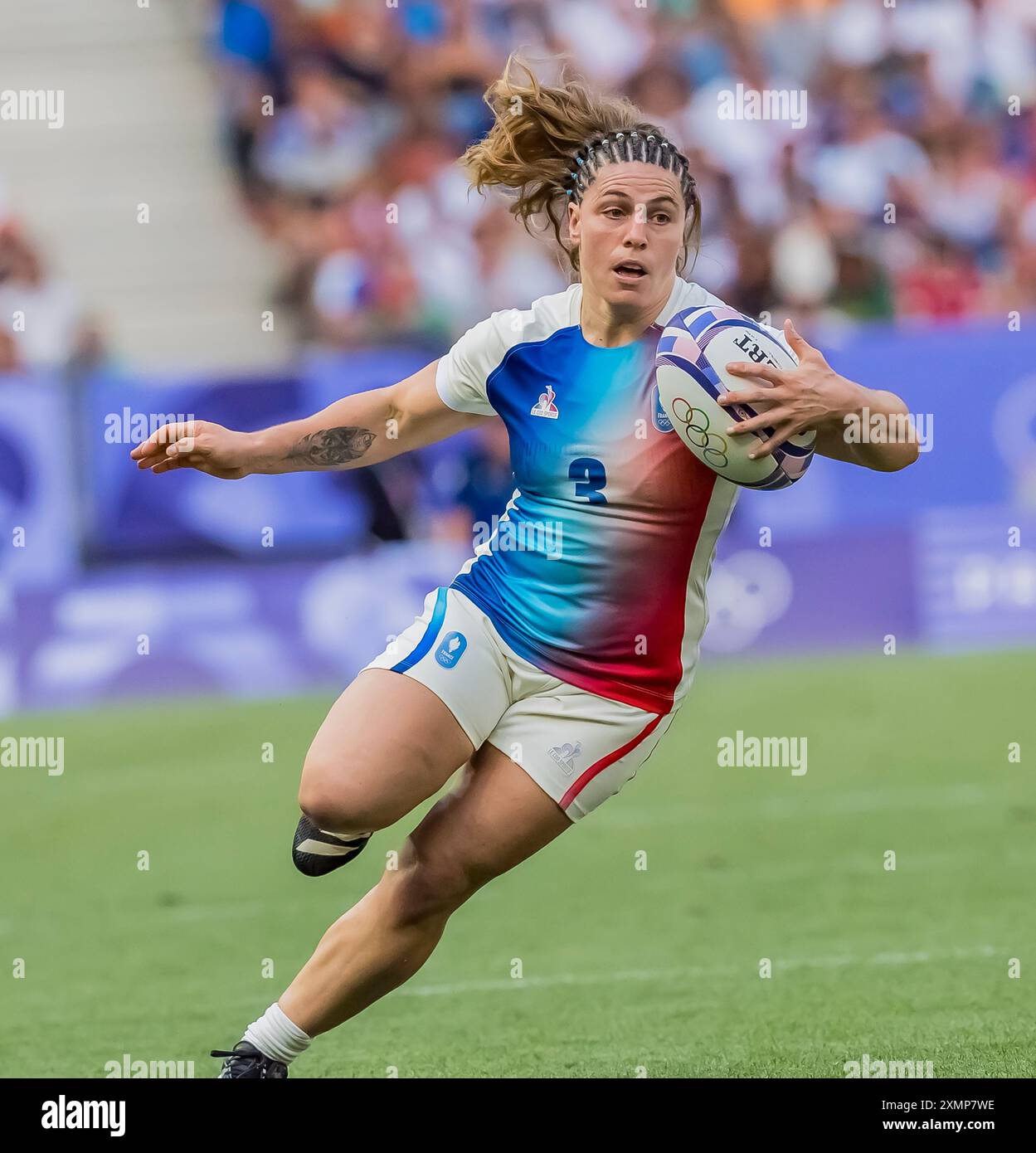 Paris, Ile de France, France. 28th July, 2024. France forward Chloe ...