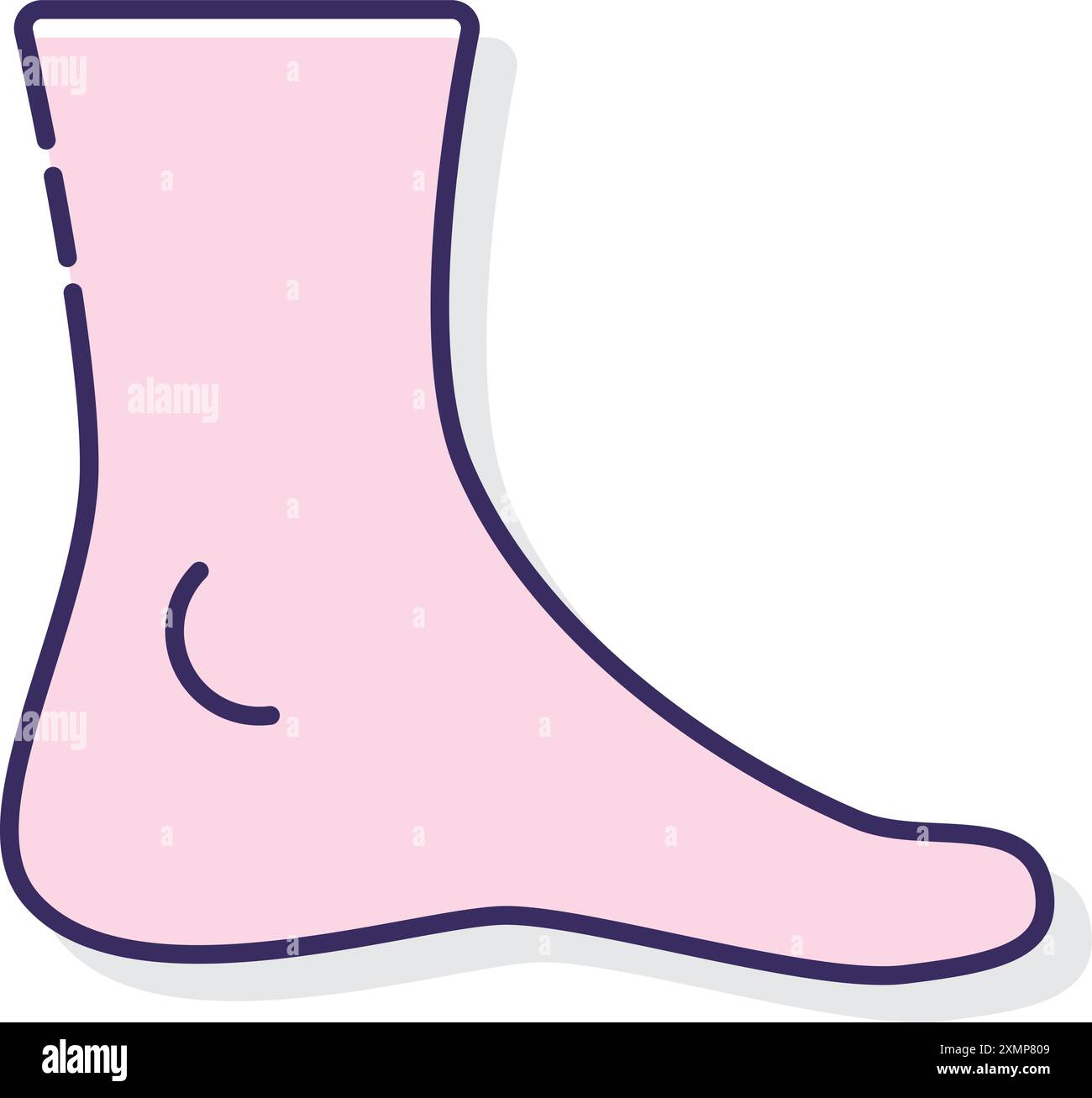Foot symbol Stock Vector Images - Alamy