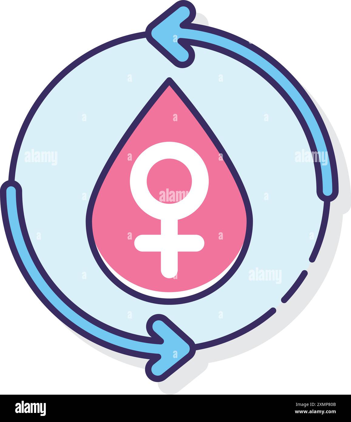 Menstrual illustration Stock Vector Images - Alamy