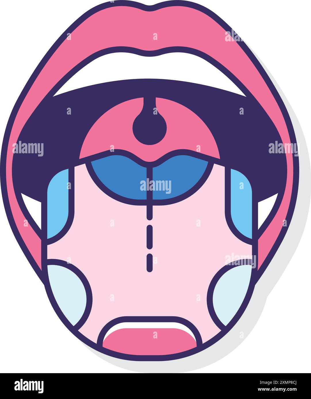 Taste buds Stock Vector Images - Alamy