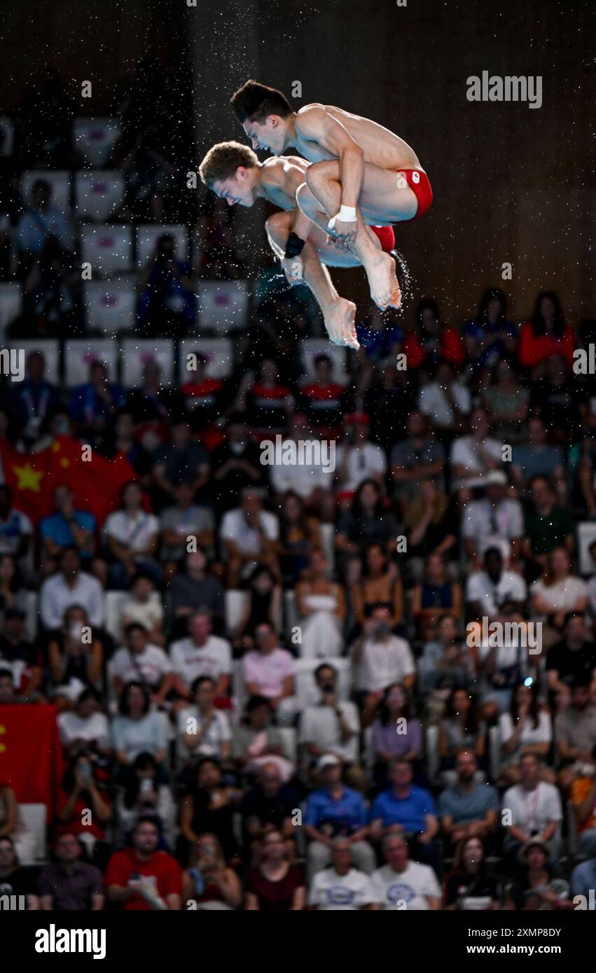 29th July 2024; Paris Olympic Games, Paris, France, Day 4; Aquatics ...
