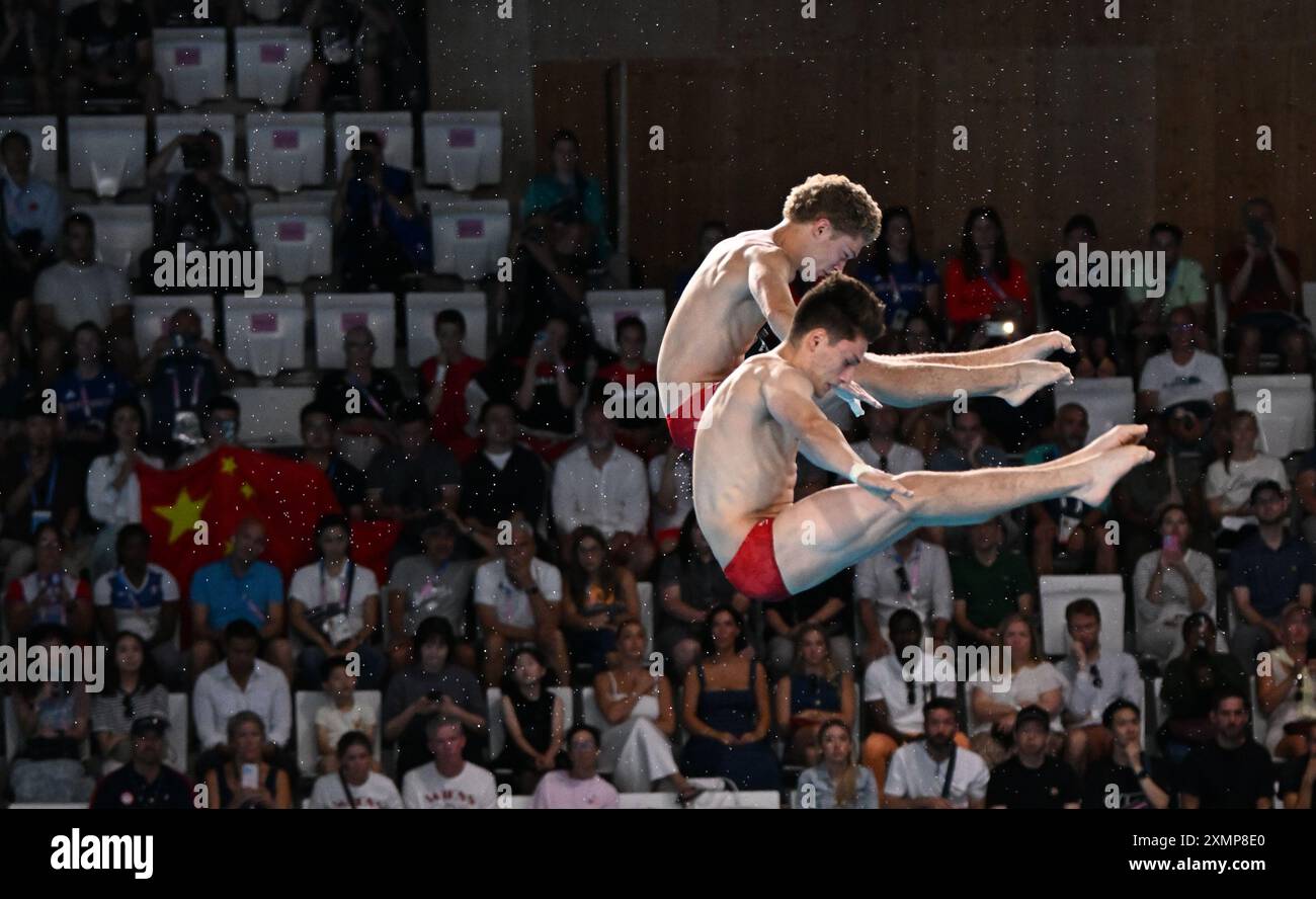 29th July 2024; Paris Olympic Games, Paris, France, Day 4; Aquatics ...