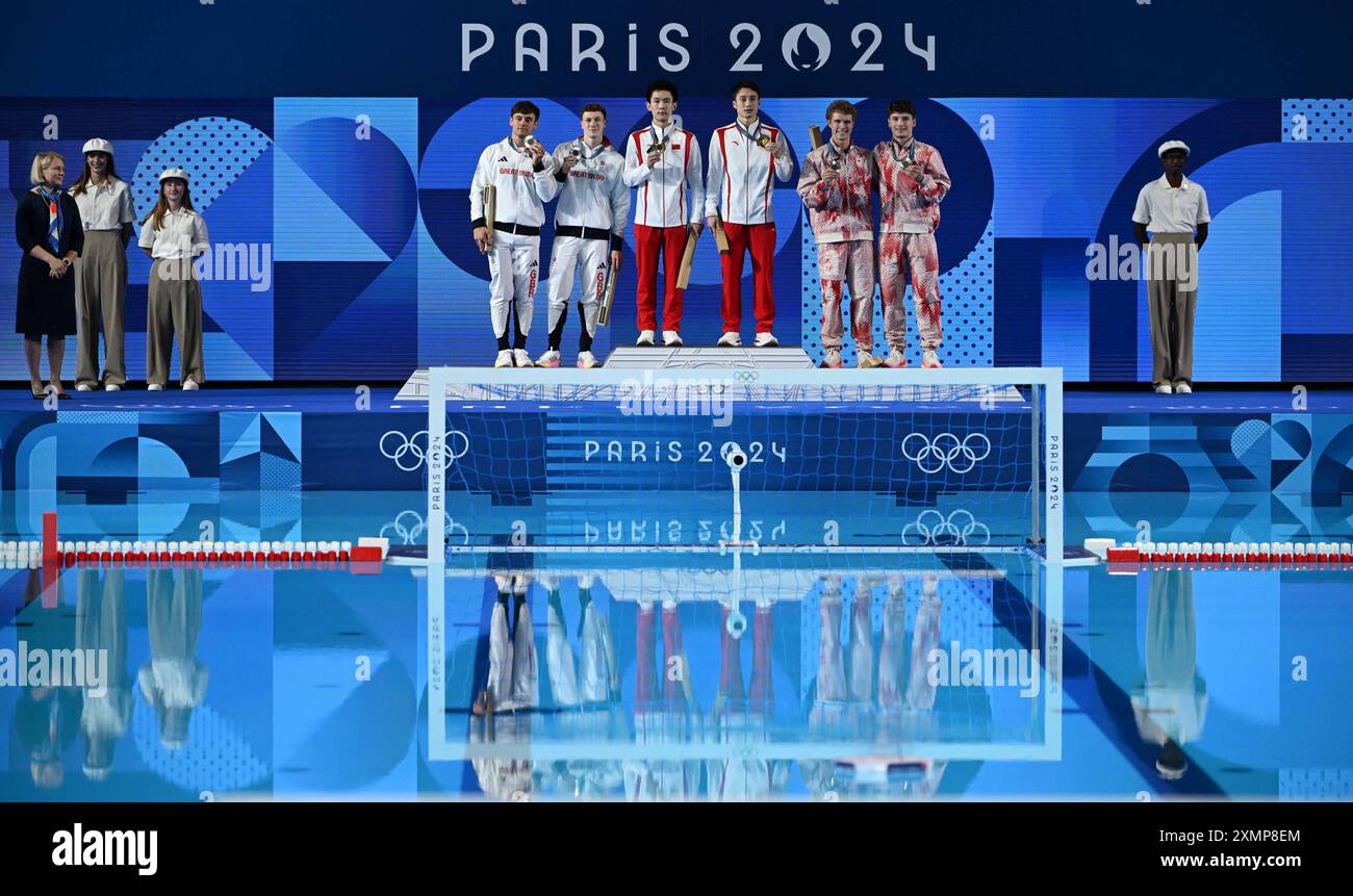 29th July 2024; Paris Olympic Games, Paris, France, Day 4; Aquatics ...