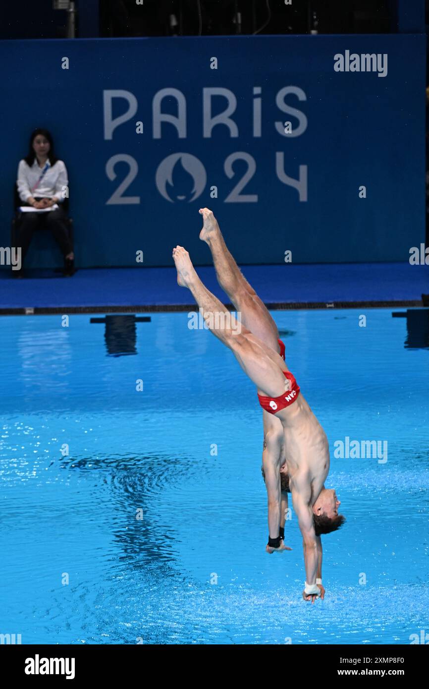 29th July 2024; Paris Olympic Games, Paris, France, Day 4; Aquatics ...