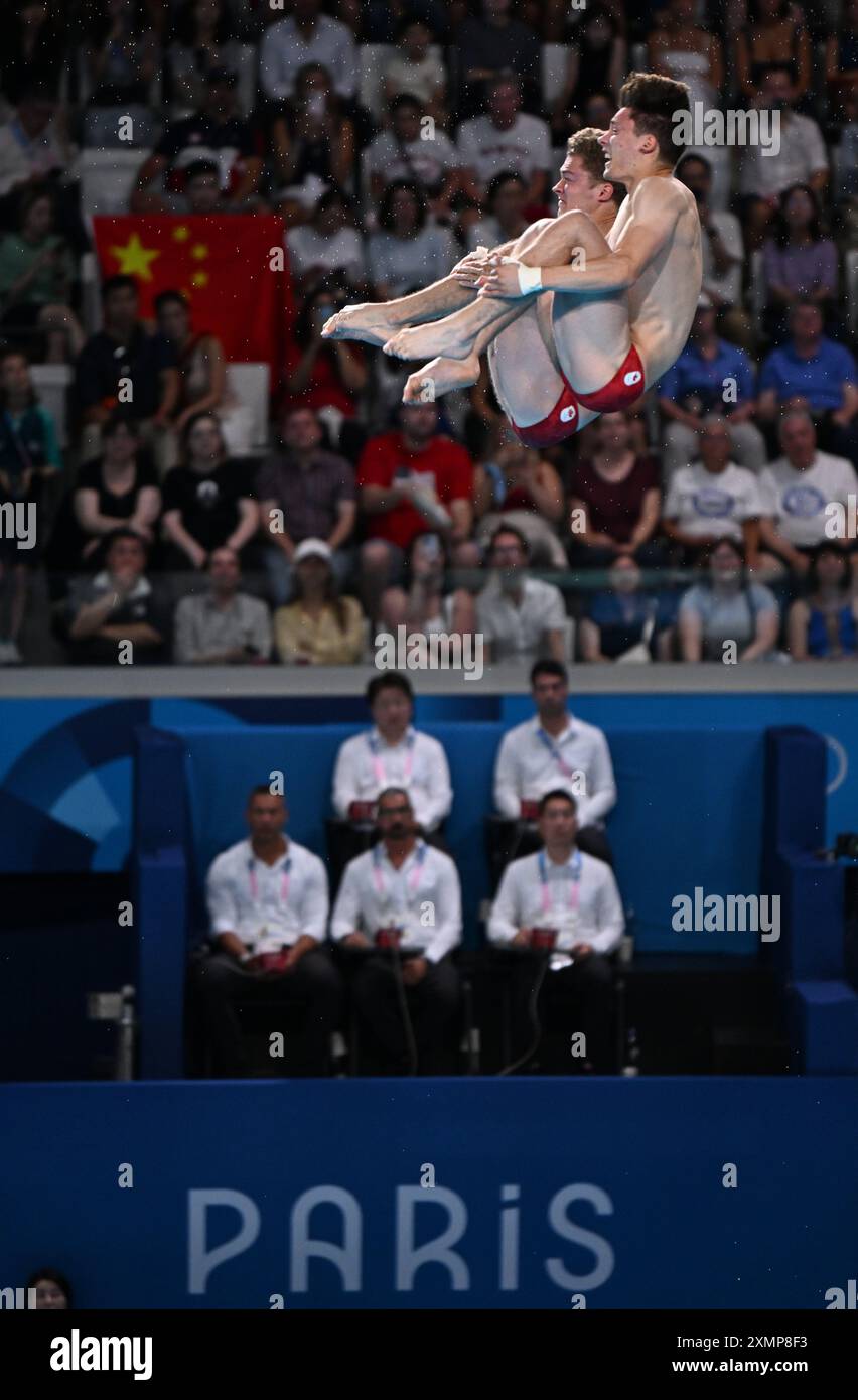 29th July 2024; Paris Olympic Games, Paris, France, Day 4; Aquatics ...