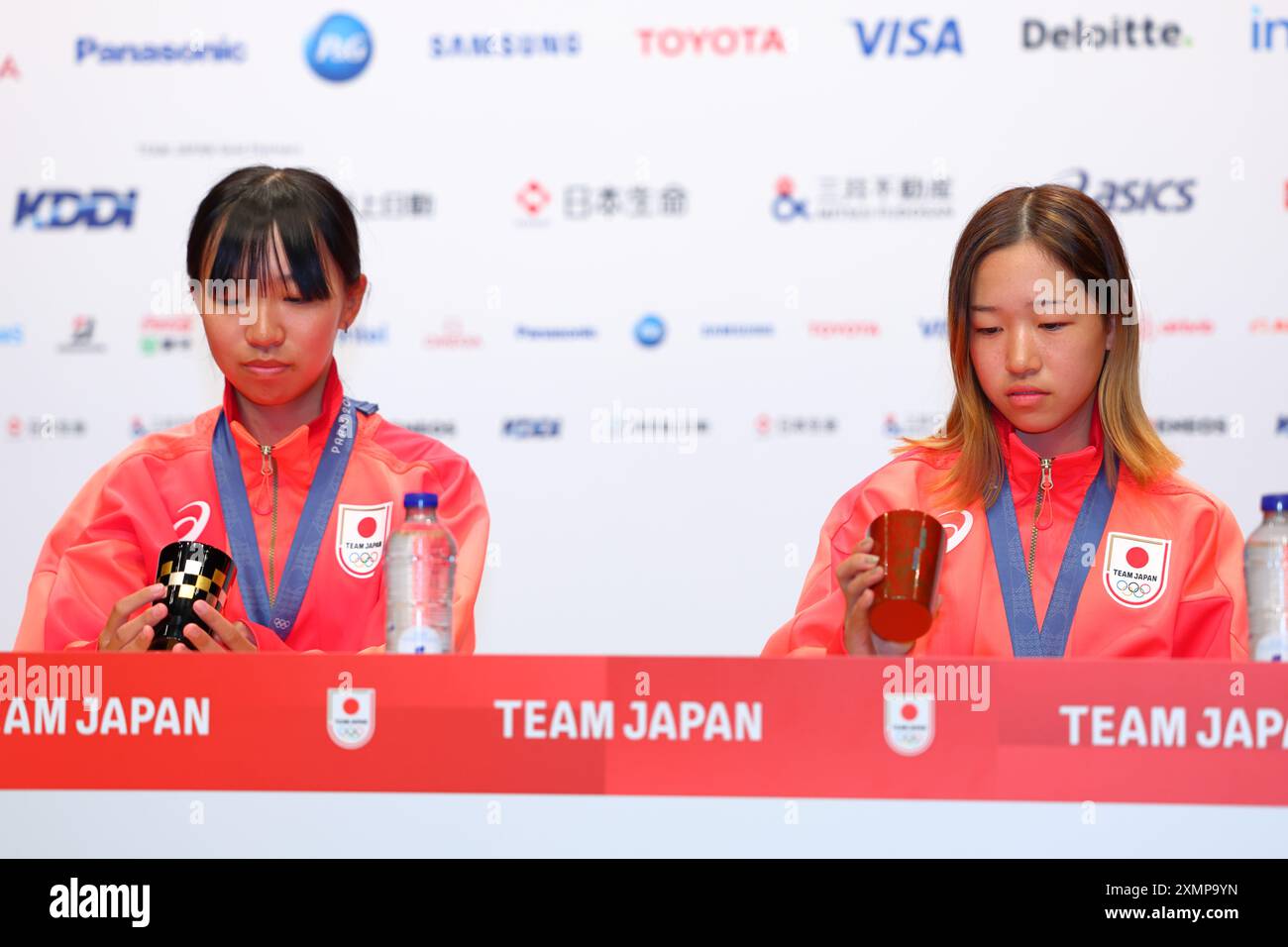 Paris, France. 29th July, 2024. (L-R) Liz Akama, CoCo Yoshizawa (JPN ...