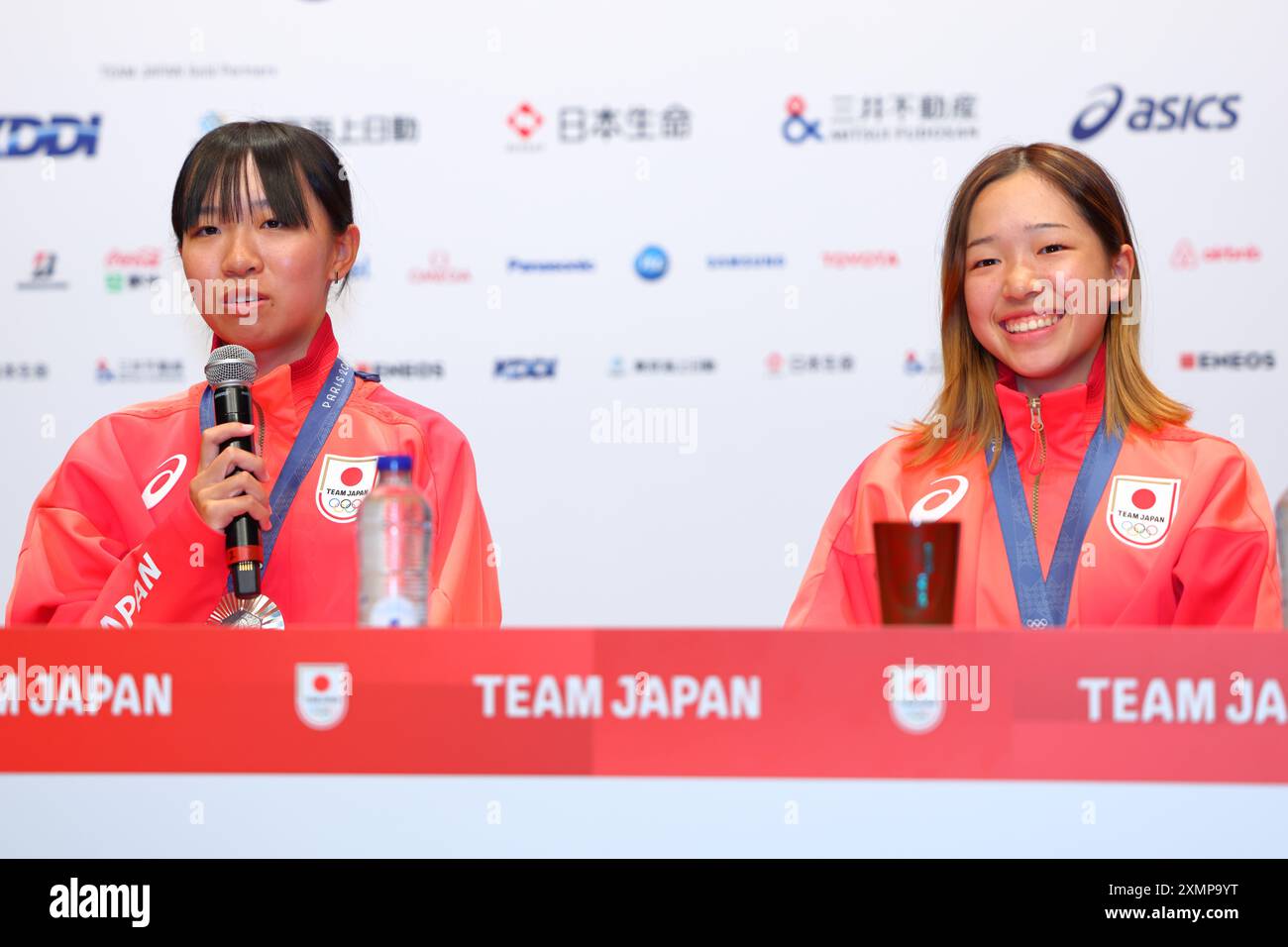 Paris, France. 29th July, 2024. (L-R) Liz Akama, CoCo Yoshizawa (JPN ...