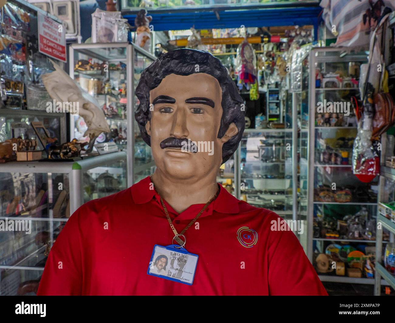 DORADAL, COLOMBIA - JULY 08 2024 La Tienda de Pablo, Escobar tourist ...
