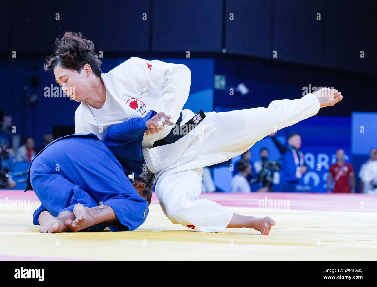 Paris, France. 29th July, 2024. Canada's Christa Deguchi competes ...