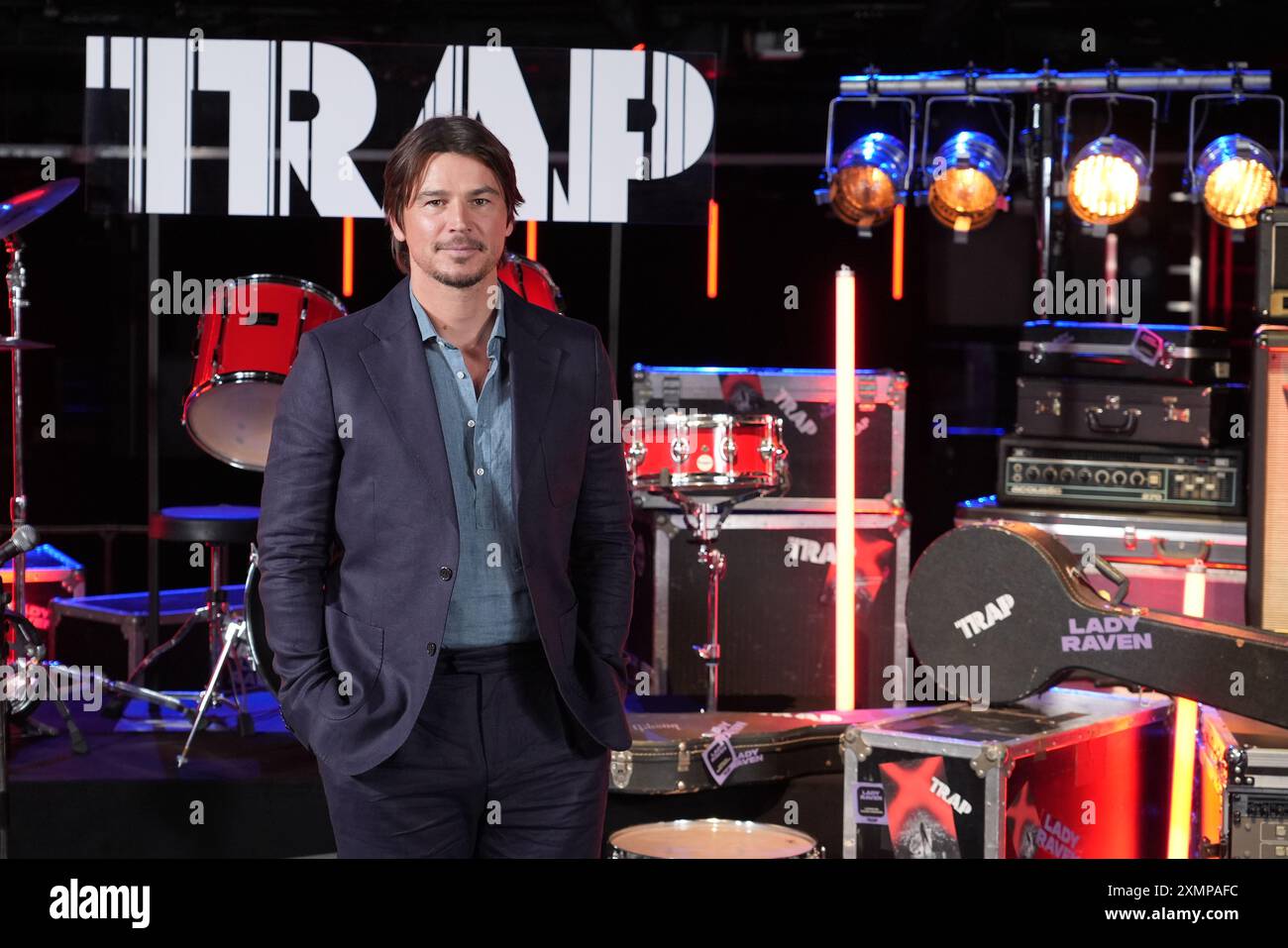 Actor Josh Hartnett at a photocall for Trap, at The O2 in London ...