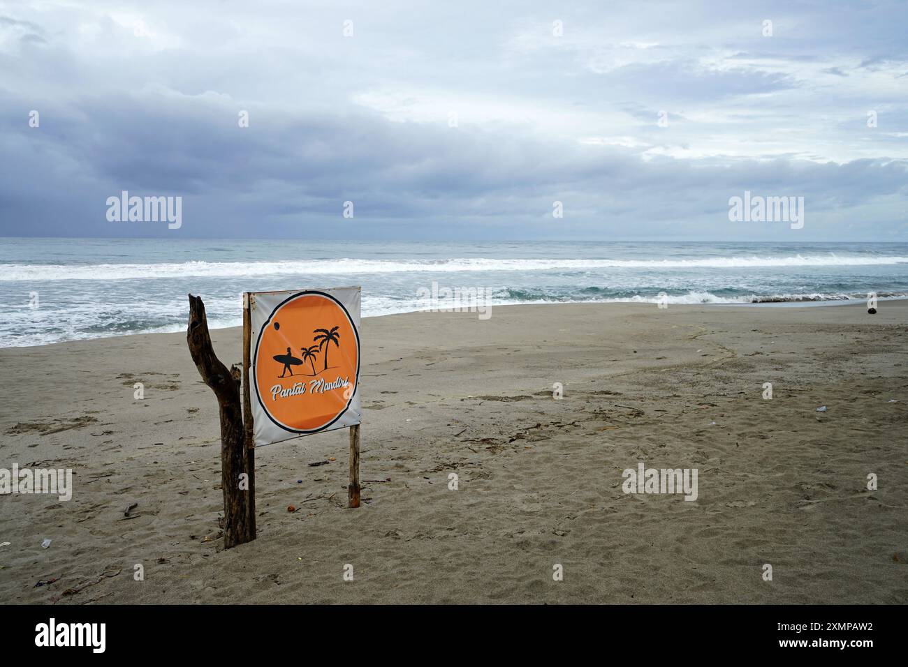 Pantai Mandiri Beach, Krui, Lampung, Sumatera, Indonesia Stock Photo ...