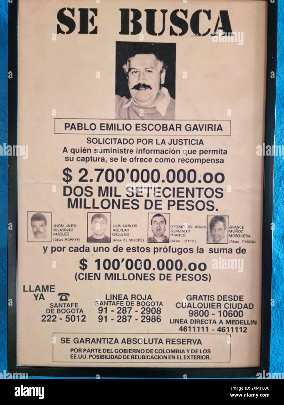 DORADAL, COLOMBIA - JULY 07 2024 - Hacienda napoles, known property of ...