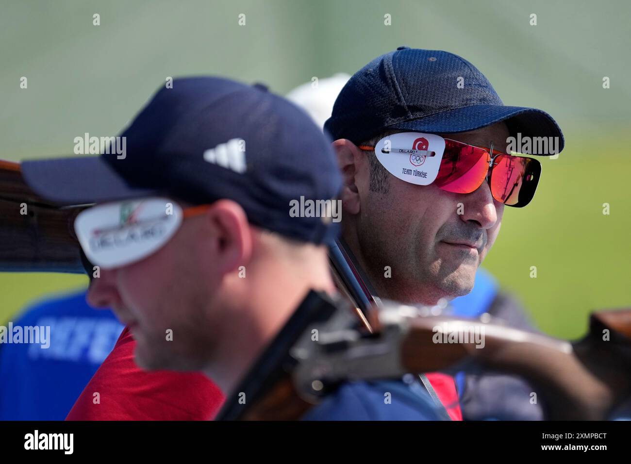 Turkey's Oguzhan Tuzun leaves after finishing Trap Men qualification ...