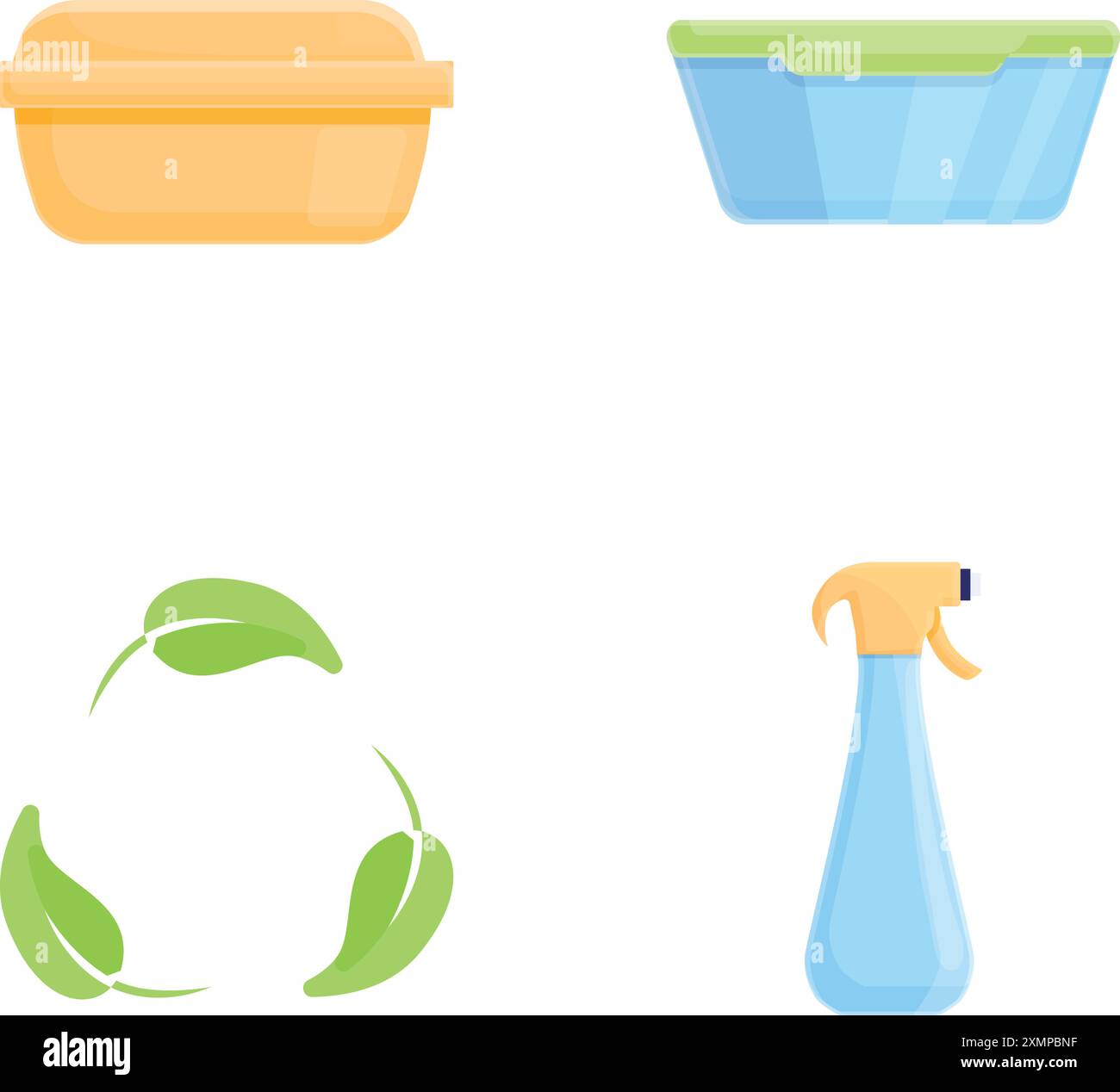 Plastic reprocessing Stock Vector Images - Alamy