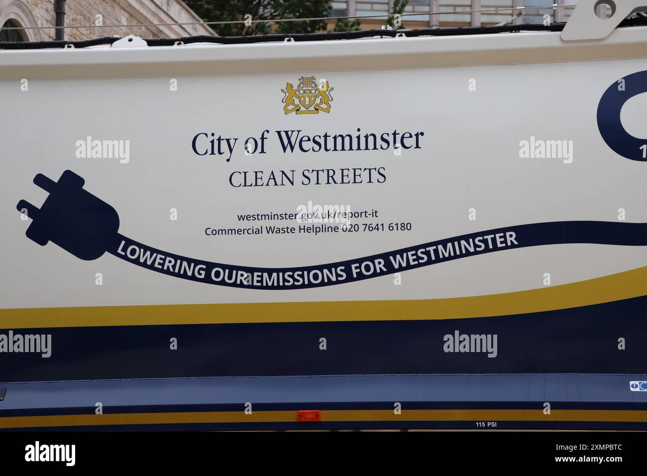 VEOLIA CITY OF WESTMINSTER ECOLLECT DENNIS OEM ELECTRIC REFUSE TRUCK ...