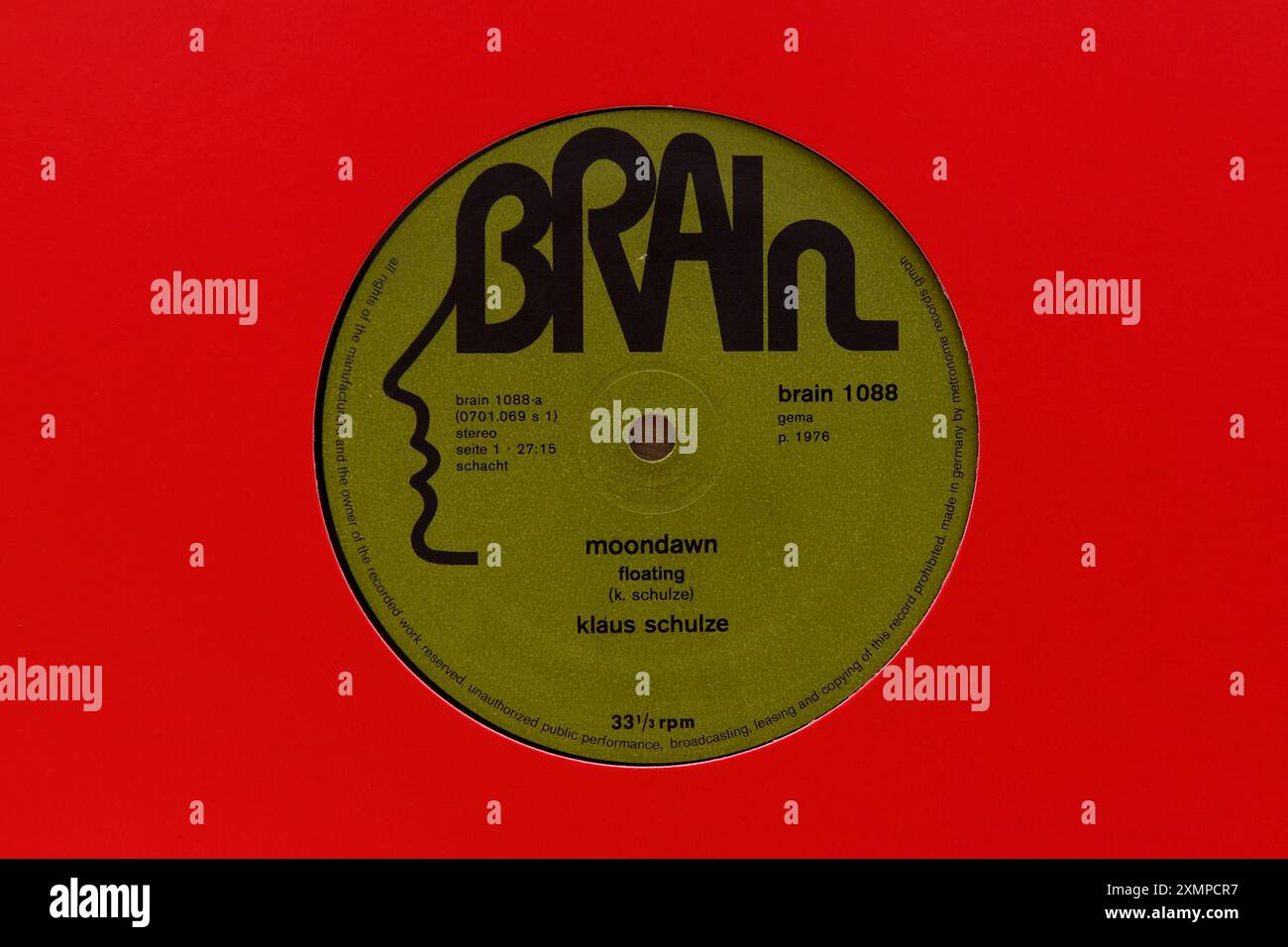Vinitage Record Label: Klaus Schulze-Moondawn, Brain Records, Founded ...
