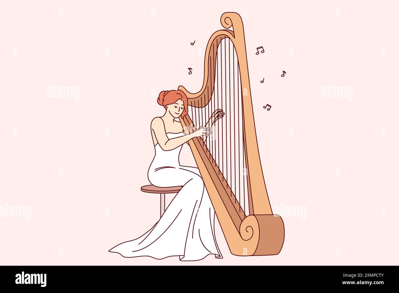Classical singer female performing Stock Vector Images - Alamy