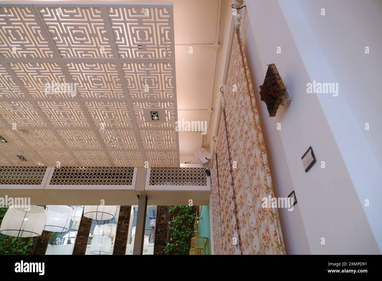 Inside a fancy restaurant in Seminyak Area, Bali Indonesia Stock Photo ...