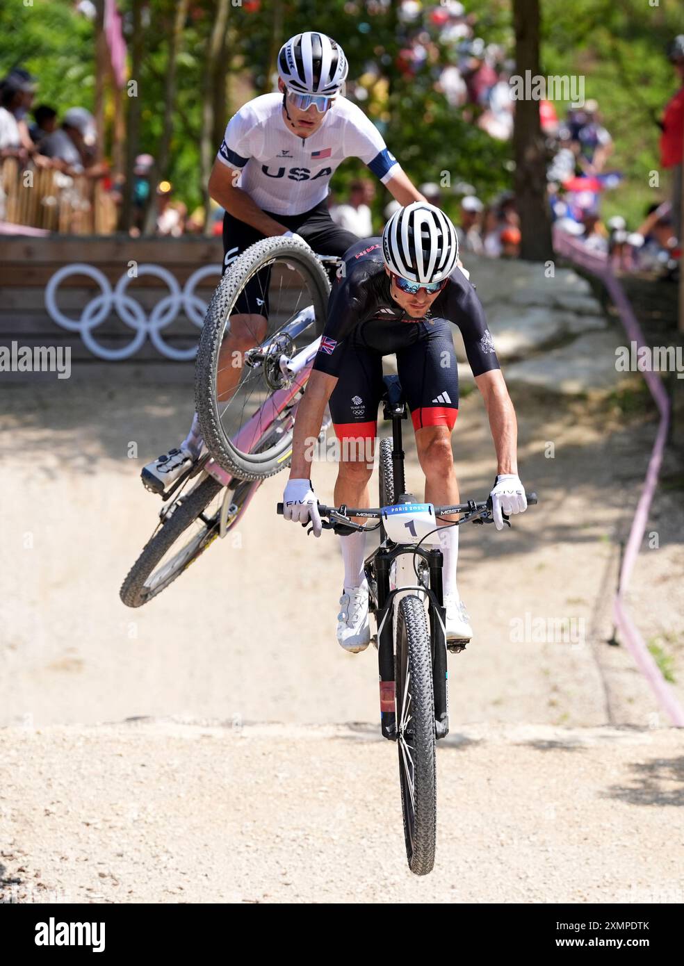 Great Britain's Tom Pidcock during the Men's Cross-country mountain ...