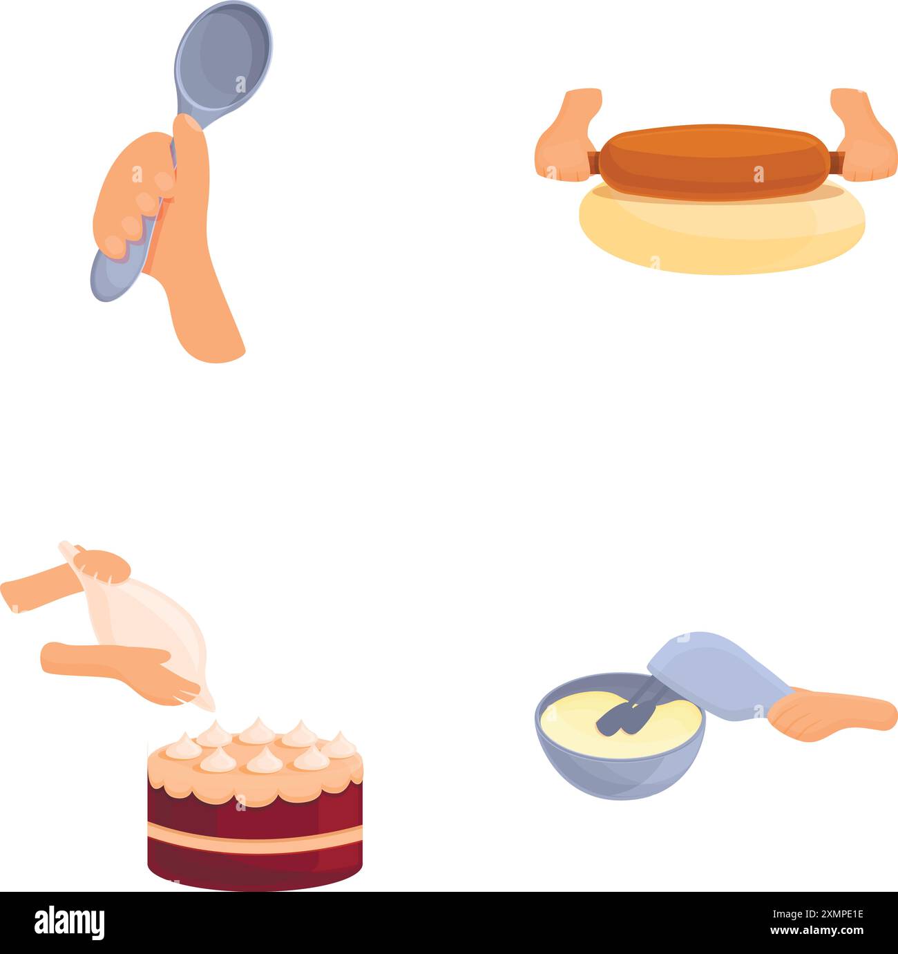 Side biscuit Stock Vector Images - Alamy