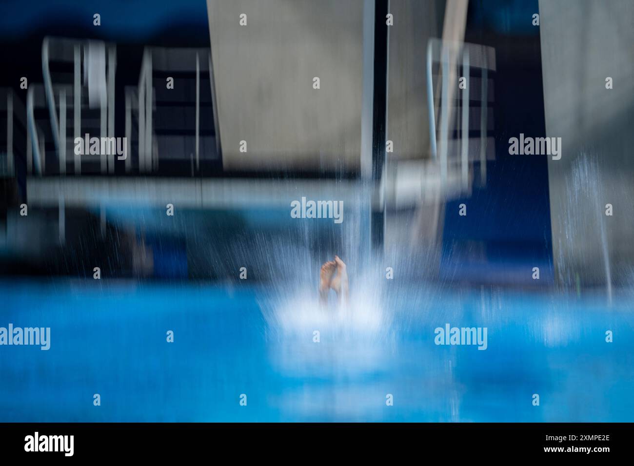 Paris, France. 29th July, 2024. Illustration diving during the men's ...