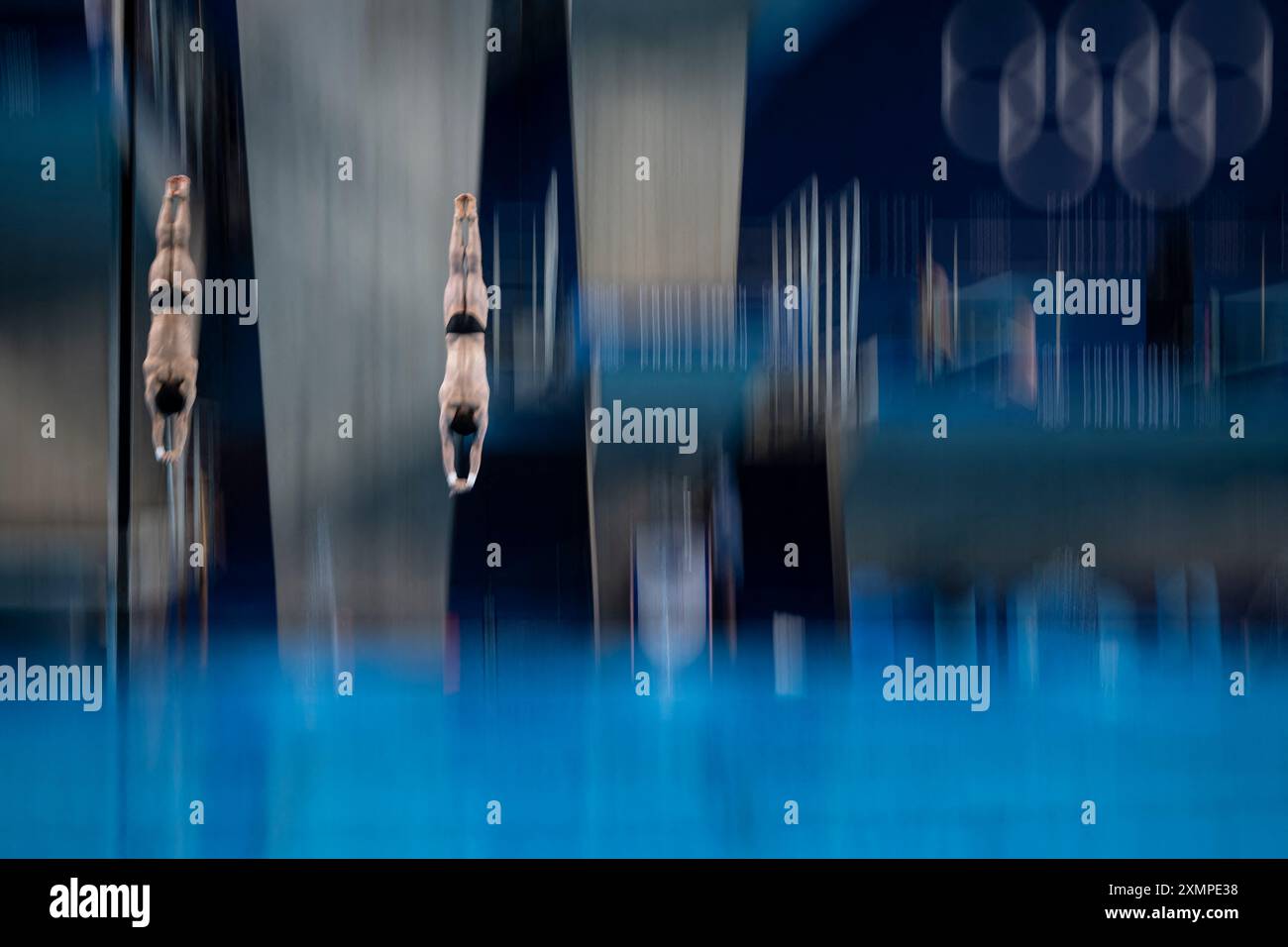 Paris, France. 29th July, 2024. Illustration diving during the men's ...