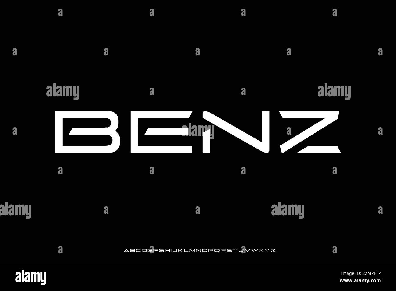 Luxury futuristic alphabet display font vector. Modern automotive ... Luxury futuristic alphabet display font vector. Modern automotive ...