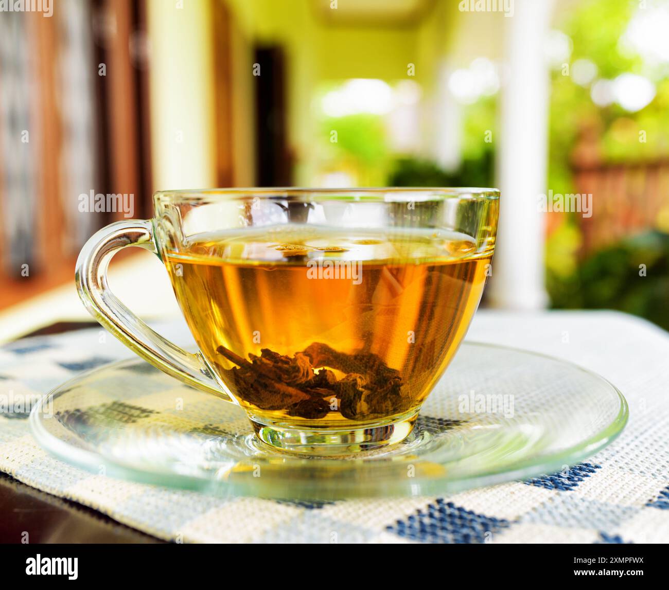 Afternoon tea on terrace hi-res stock photography and images - Alamy