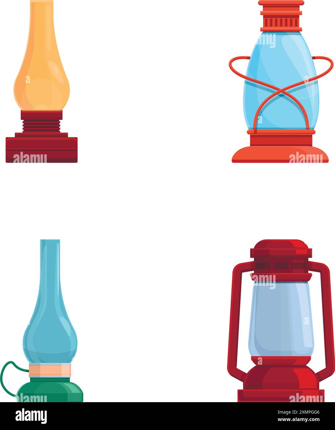 Lamp assortment Stock Vector Images - Alamy
